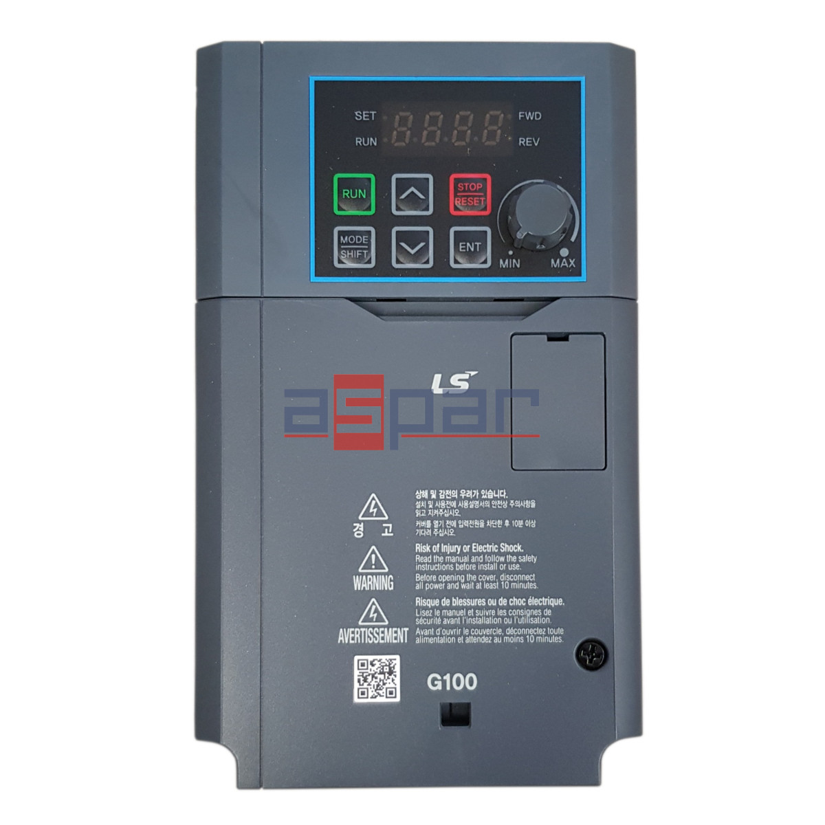 LSLV0015G100-4EOFN, LV0015G100, G100, inwerter, 1,5kW, 3-phase, LS, U/f, V/f