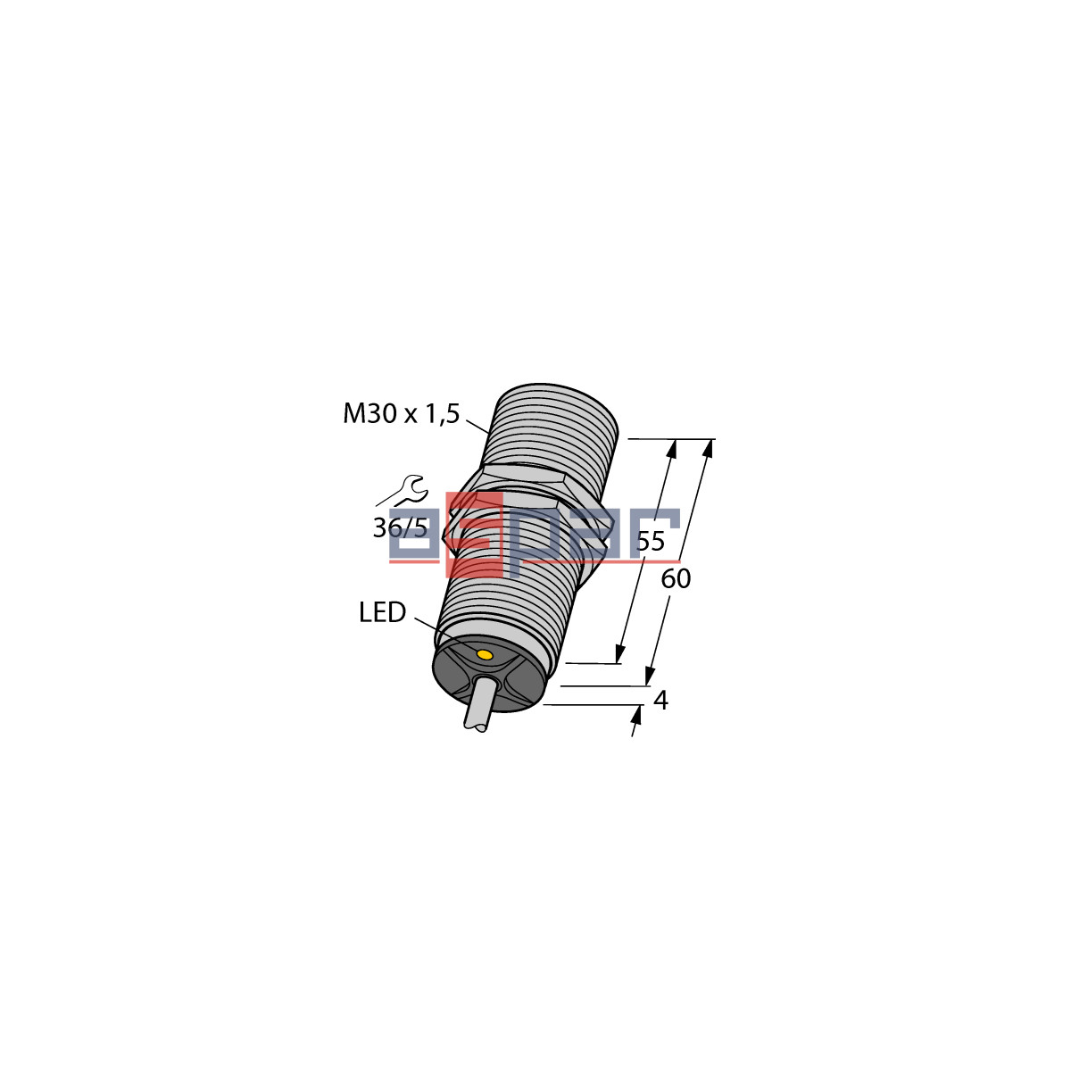 BI15-M30-VP6X, 4590716, Turck, sensor, inductive, proximity, BI15-M30