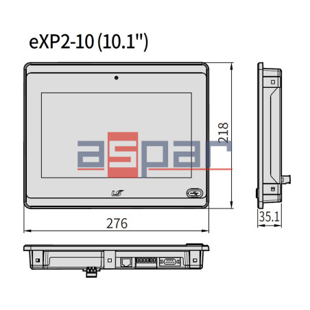 eXP2-1000D, HMI, eXP60, Human Machine Interface, LS, LSIS