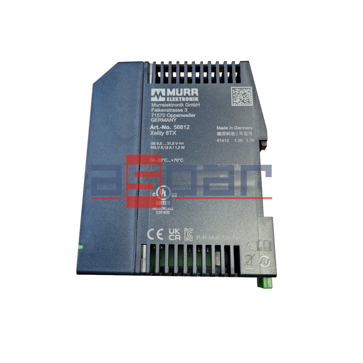 Xelity 8TX 100Mbit (58812) - unmanaged switch, Murr Elektronik