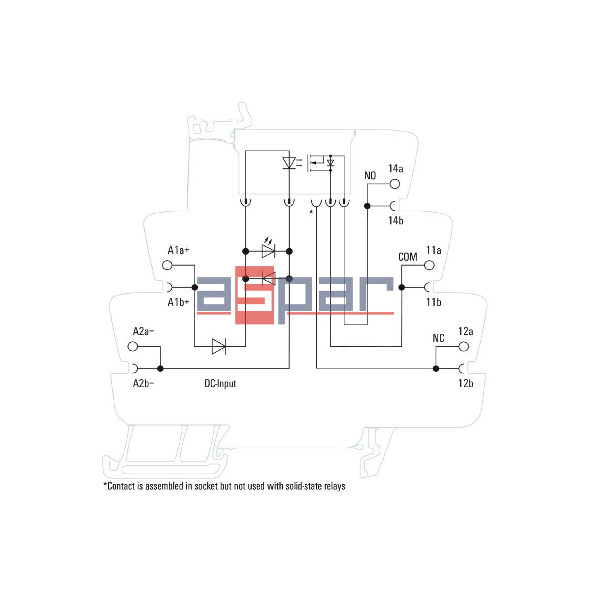 Weidmüller SSR relay TOS 24VDC 24VDC2A - 1127170000, 1NO, 2A, 3-33VDC