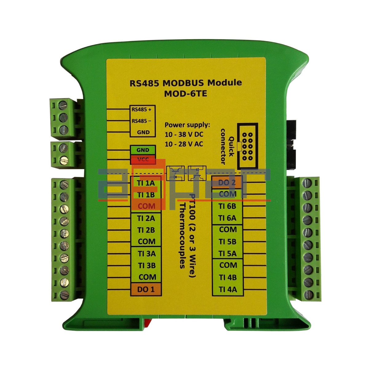 MOD-6TE, IO Modbus module, 6 temperature inputs,universal, ,MOD6TE, RTU ...